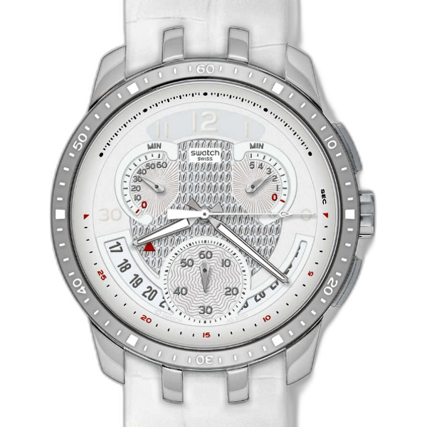 Swatch Cold Hour White YRS426 Price as of June 2025 | WatchCharts