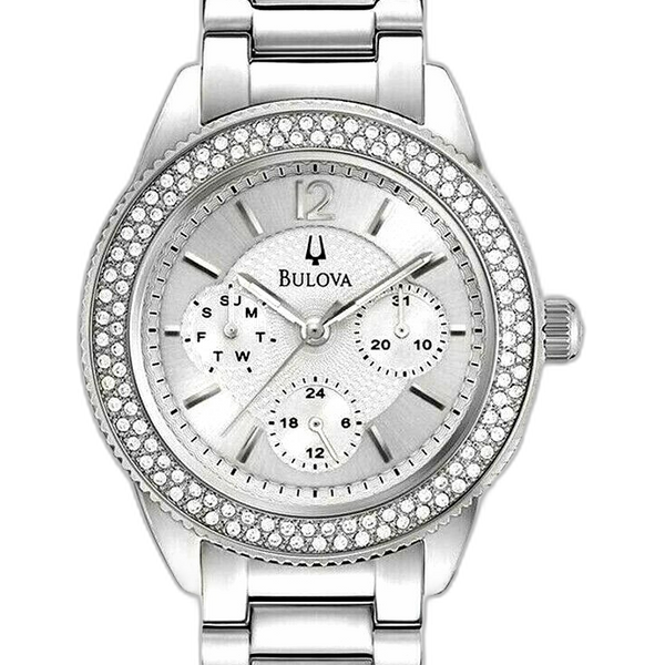 Bulova Crystal Chronograph 96N102 Price as of July 2025 | WatchCharts
