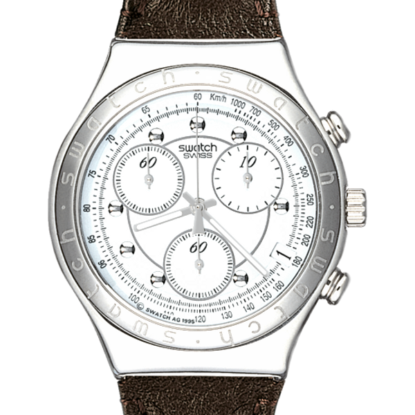 Swatch Rough & Rugged Brown YCS400 Price as of December 2025 | WatchCharts