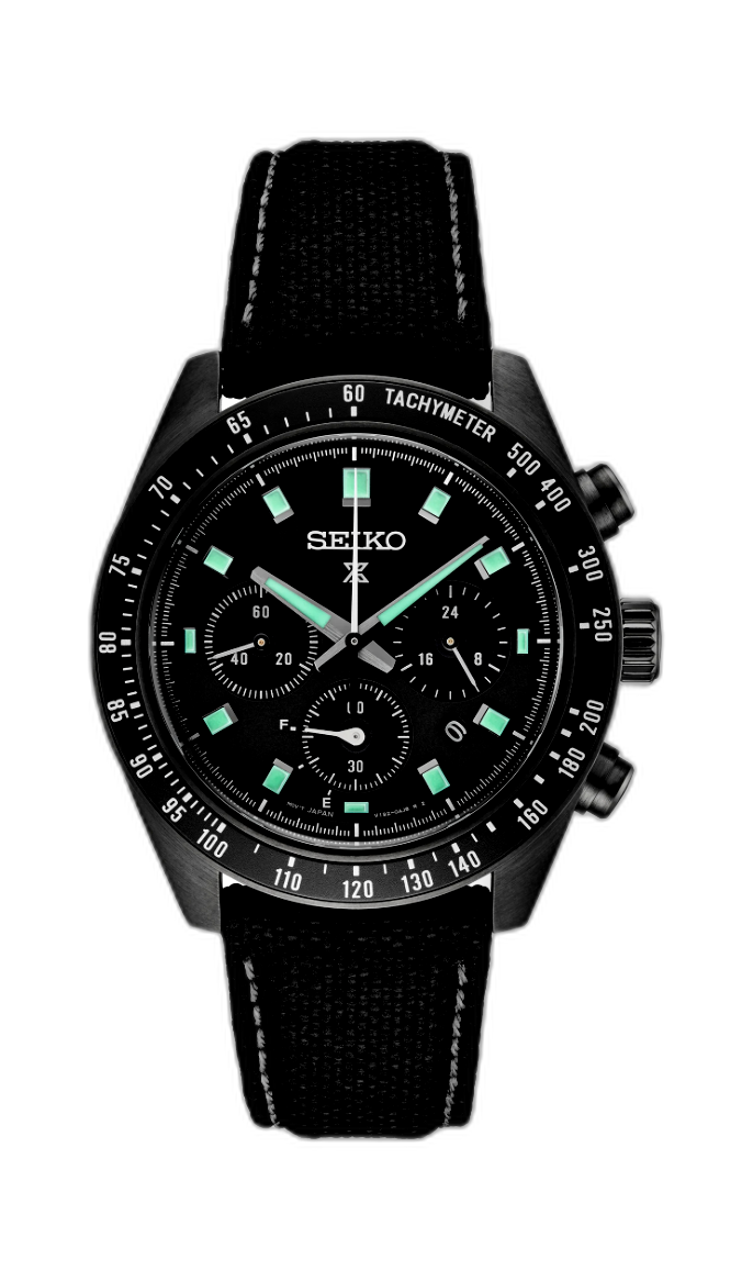 Seiko Prospex Black Series 'Night Vision' Solar Speedtimer SSC923 Price ...