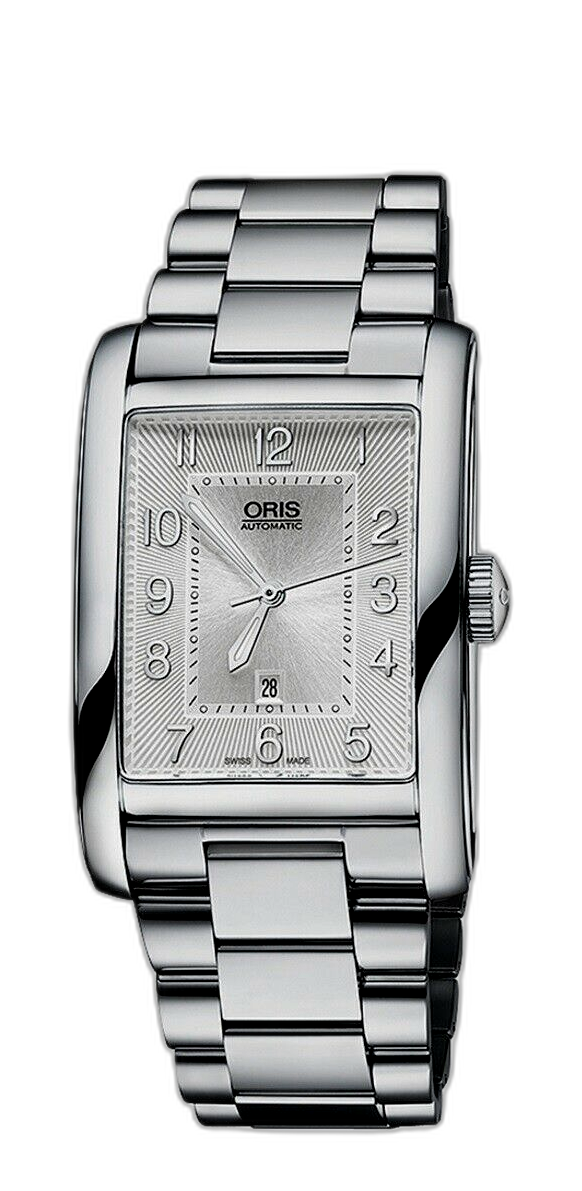 Oris Rectangular Date 25 Stainless Steel 561 7692 4061 Price as of ...