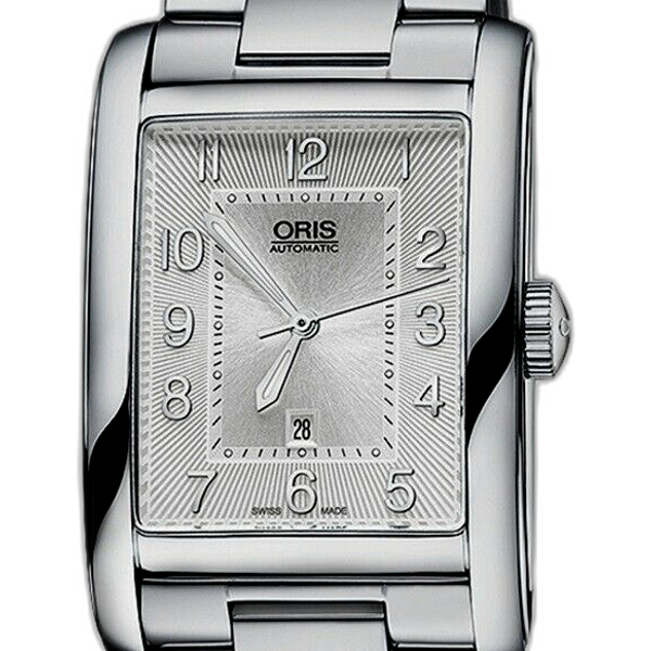 Oris Rectangular Date 25 Stainless Steel 561 7692 4061 Price as of ...