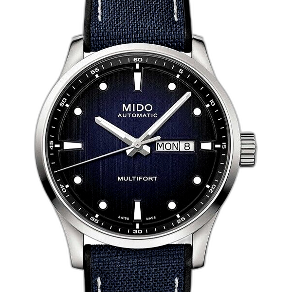 New Mido Multifort M Blue Gradient Dial Men's Watch M0384301704100 ...