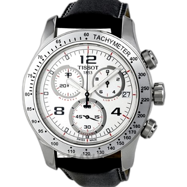 Tissot V8 Quartz Chronograph Tachymeter Silver T039.417.16.037.02 Price ...