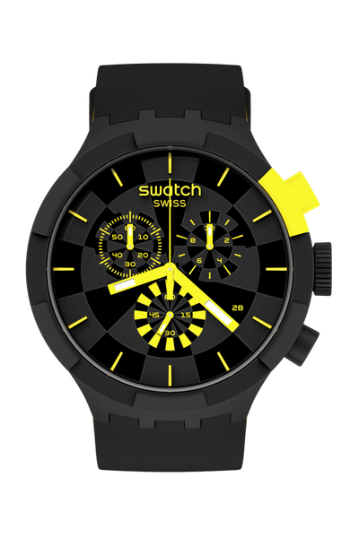 Swatch Checkpoint Yellow SB02B403 Price as of October 2025 | WatchCharts