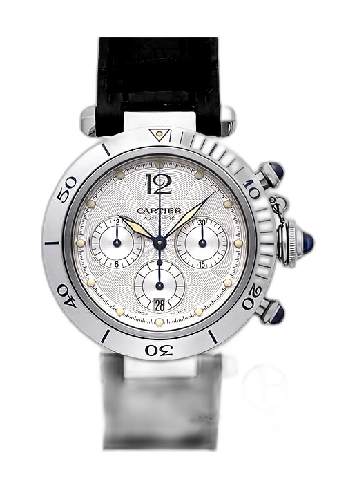 Cartier Pasha Chronograph W3103055 Price as of July 2025 | WatchCharts
