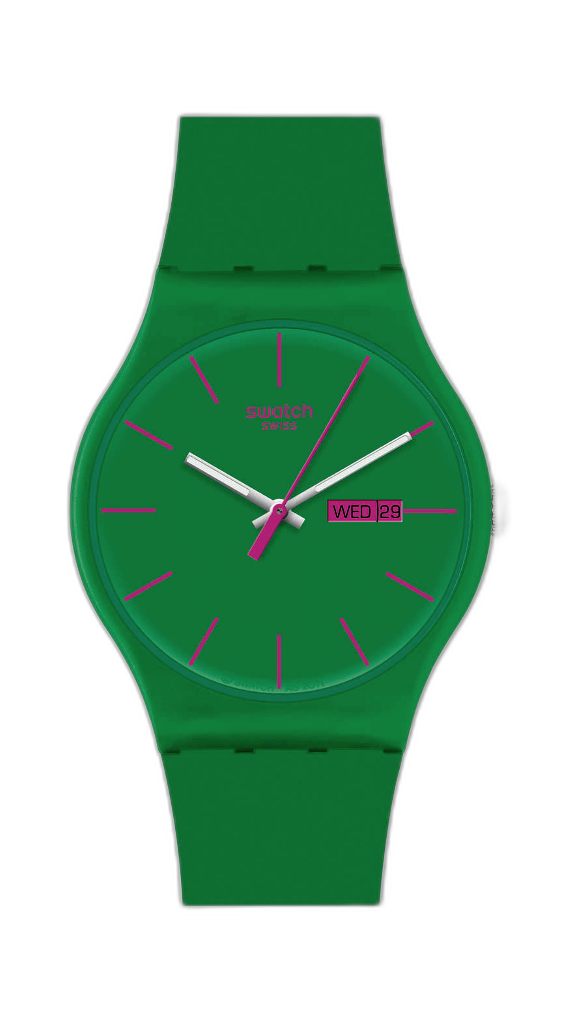 Swatch Green Rebel SUOG704 Price as of January 2026 | WatchCharts