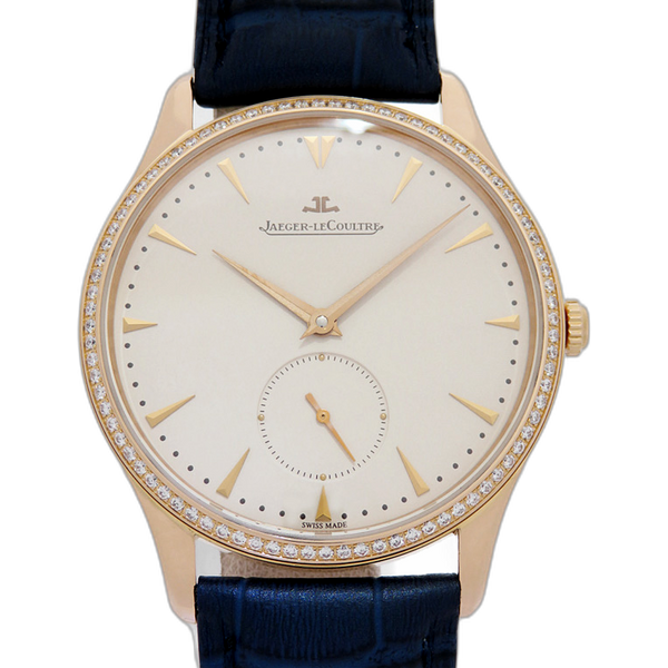 Jaeger-LeCoultre Master Ultra Thin Small Second Pink Gold Diamond 40 ...