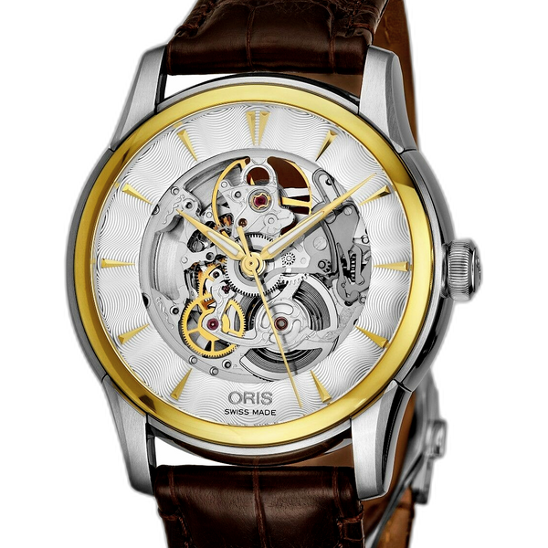 Oris Artelier Skeleton 734 7670 4351 Price as of May 2025 | WatchCharts