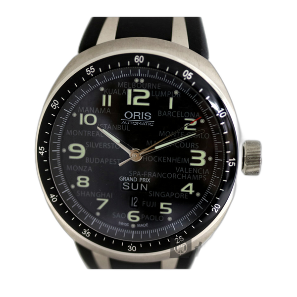 ORIS 0163575897084 SET TT3 Limited Edition Titanium Rubber Automatic ...