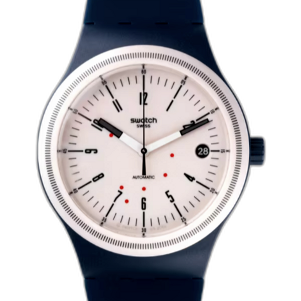 Swatch Sistem Navy SUTN400 Price as of December 2025 | WatchCharts