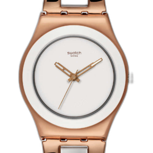 Swatch Rose Pearl YLG121G Price as of June 2025 | WatchCharts