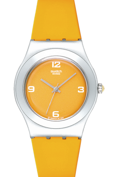 Swatch Falling Star Orange YLS1013 Price as of May 2026 | WatchCharts