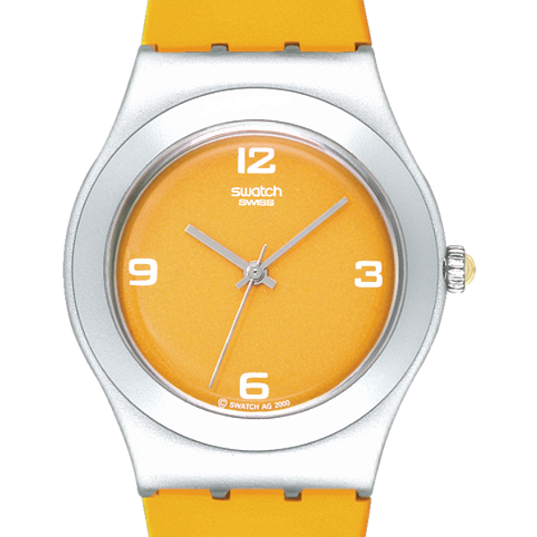 Swatch Falling Star Orange YLS1013 Price as of March 2026 | WatchCharts CA