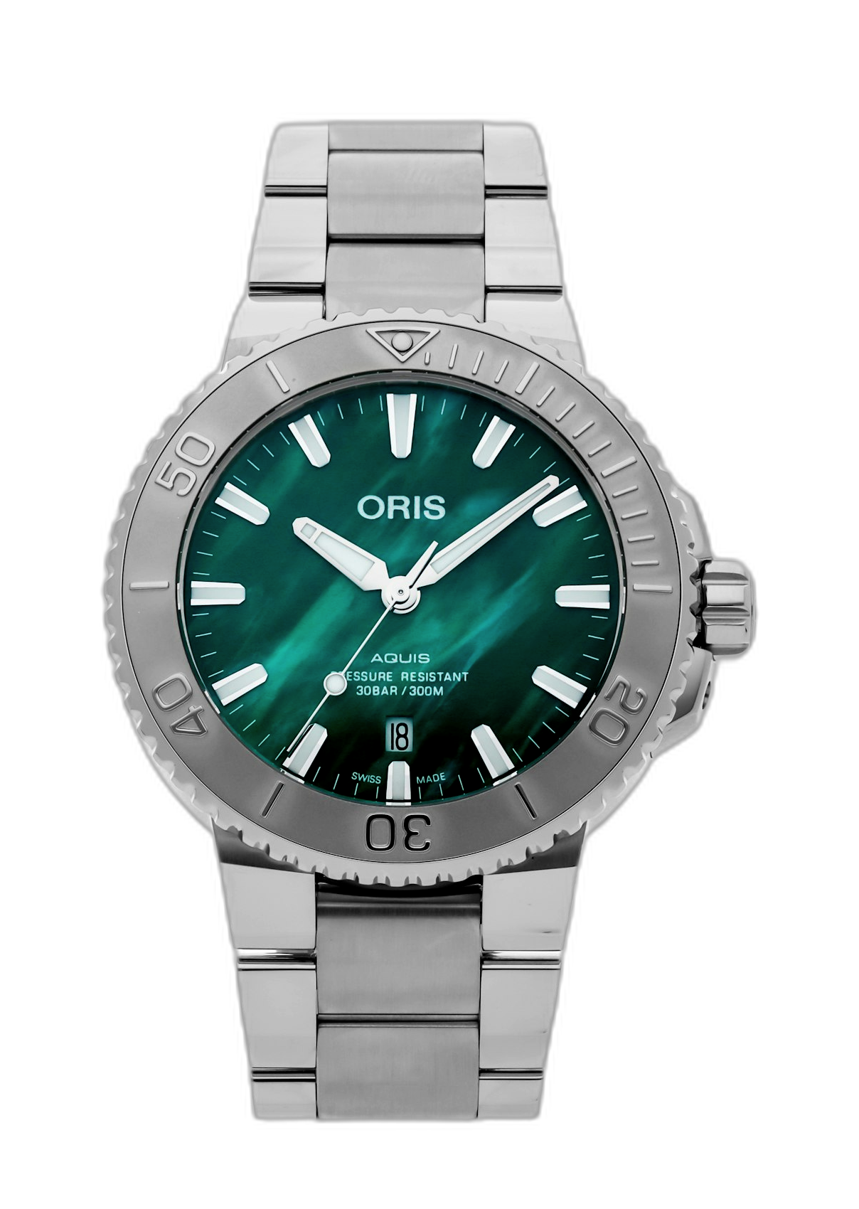 Oris Aquis Date 43.5 Bracenet 733 7730 4137 Price as of May 2026 ...