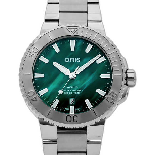 Oris Aquis Date 43.5 Bracenet 733 7730 4137 Price as of January 2026 ...