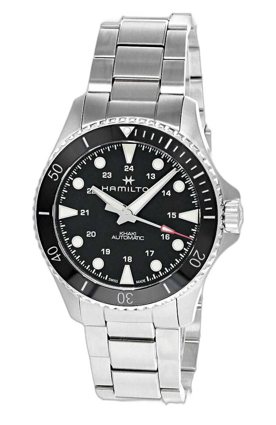 Hamilton Khaki Navy Scuba Auto 43 Stainless Steel H82515130 Price as of ...