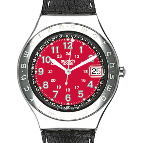 Swatch Happy Joe Red YGS408 Price as of September 2025 | WatchCharts