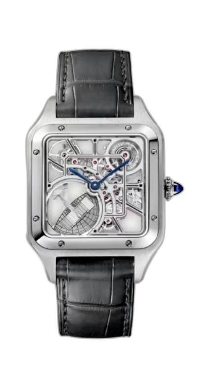 Cartier Santos Dumont skeleton WHSA0032 Price as of January 2026 ...