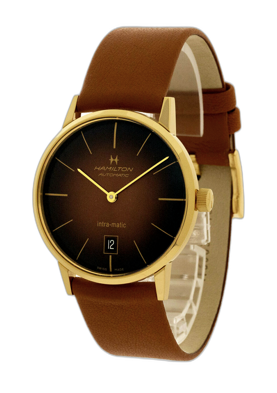 Hamilton Intra-Matic 38 Yellow Gold H38475501 Price as of March 2026 ...
