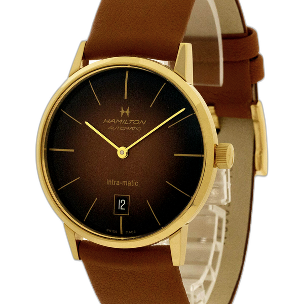 Hamilton Intra-Matic 38 Yellow Gold H38475501 Price as of March 2026 ...