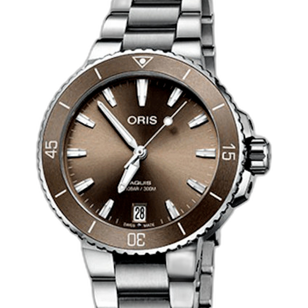 Oris Aquis Date 733 7731 4156 Price as of February 2026 | WatchCharts