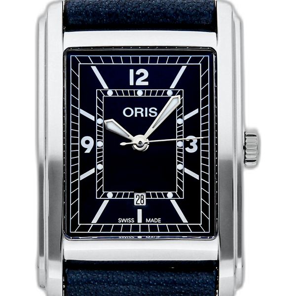Oris Rectangular Date 25.5 Stainless Steel 561 7783 4065 Price as of ...