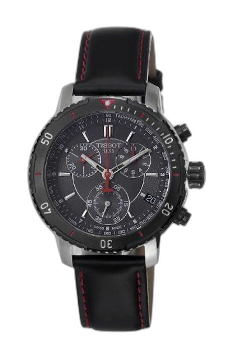 Tissot PRS 200 Quartz Chronograph PVD Bezel Strap T067.417.26.051.00 ...
