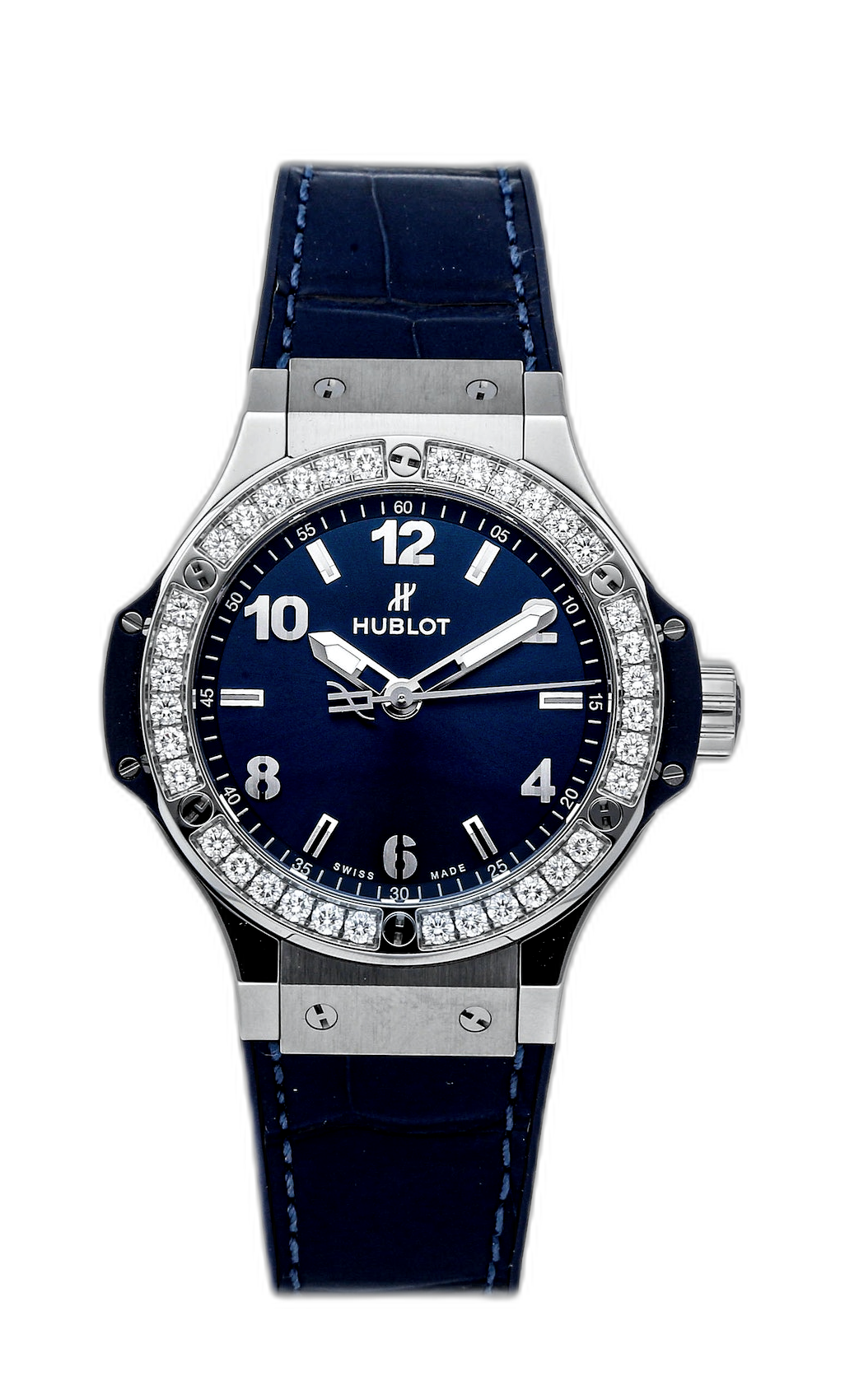 Hublot Big Bang Steel Blue Diamonds 38 361.SX.7170.LR.1204 Price as of ...