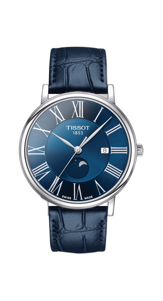Tissot Carson Premium Gent Moonphase Stainless Steel T122.423.16.043.00 ...