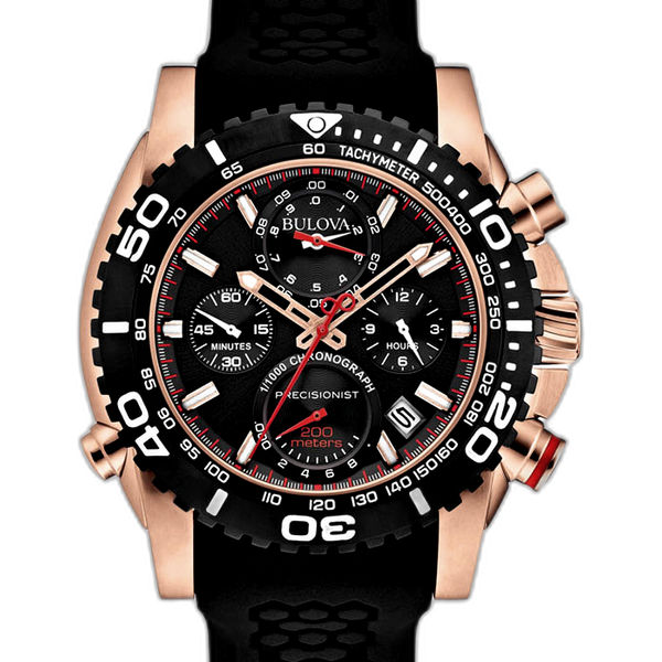 Bulova Precisionist Chronograph 98B211 Price as of April 2026 | WatchCharts