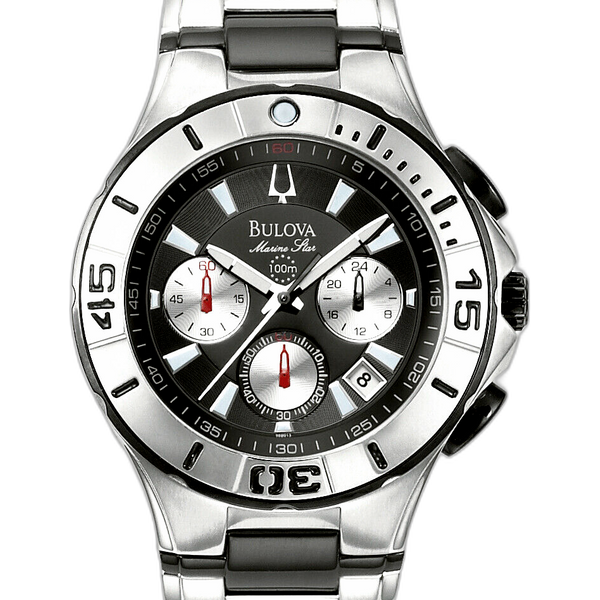 Bulova Marine Star Chronograph 98B013 Price as of May 2025 | WatchCharts