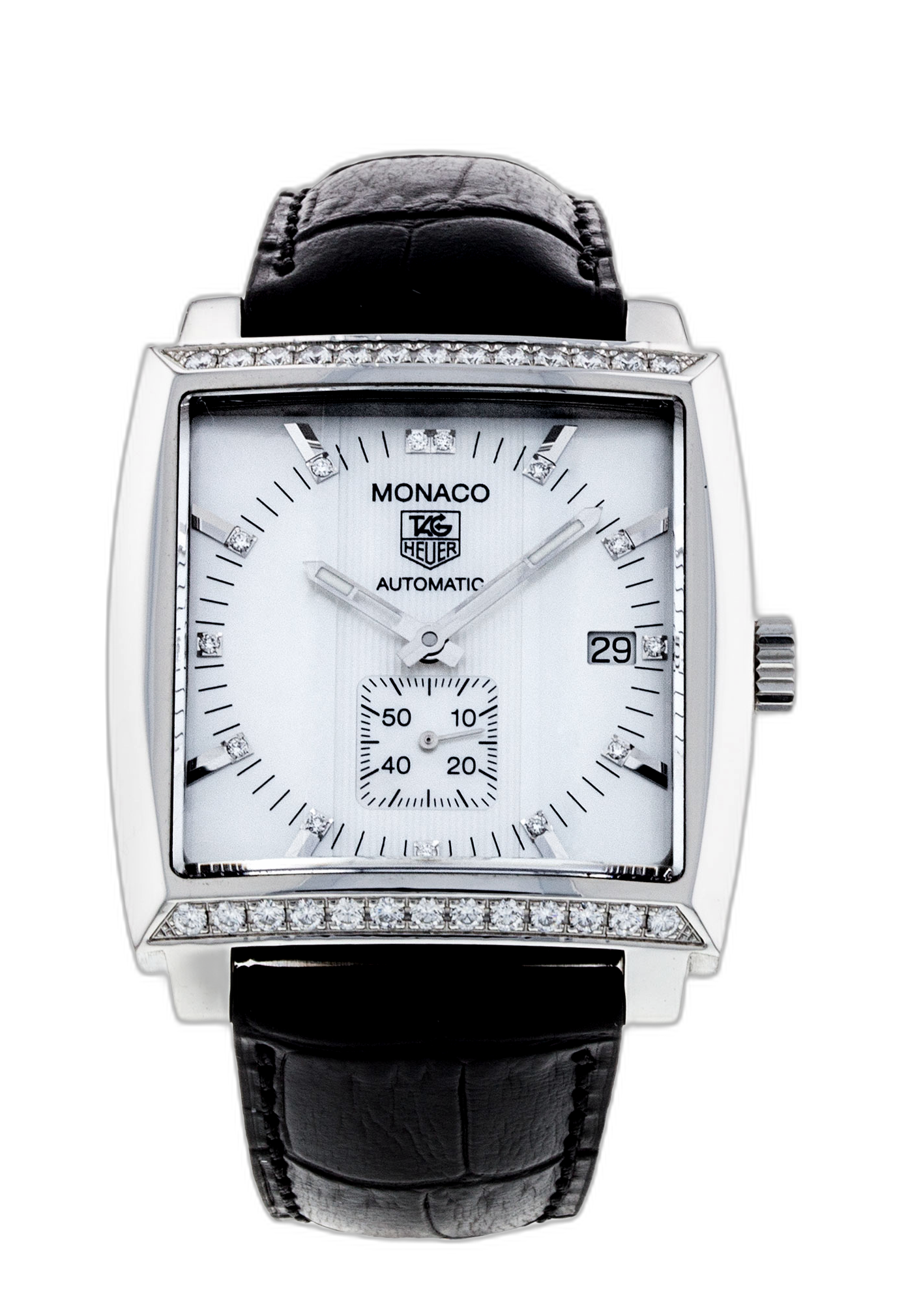 TAG Heuer Monaco Automatic Stainless Steel - Diamond WW2114 Price as of ...