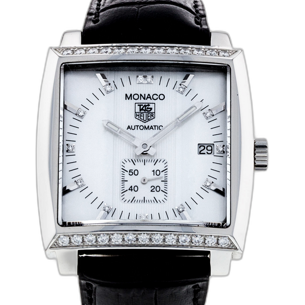TAG Heuer Monaco Automatic Stainless Steel - Diamond WW2114 Price as of ...