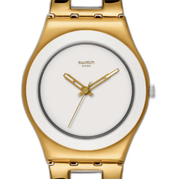 Swatch Yellow Pearl YLG122G Price as of May 2026 | WatchCharts