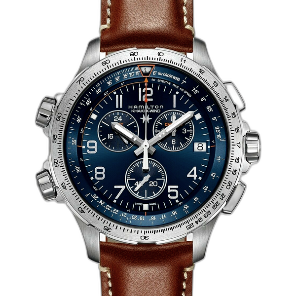 Hamilton Khaki Aviation X-Wind GMT Chrono Quartz Blue H77922541 Price ...