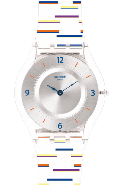 Swatch Thin Liner SFE108 Price as of April 2026 | WatchCharts