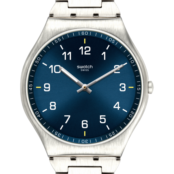 Swatch Skin Suit Blue SS07S106G Price as of December 2025 | WatchCharts