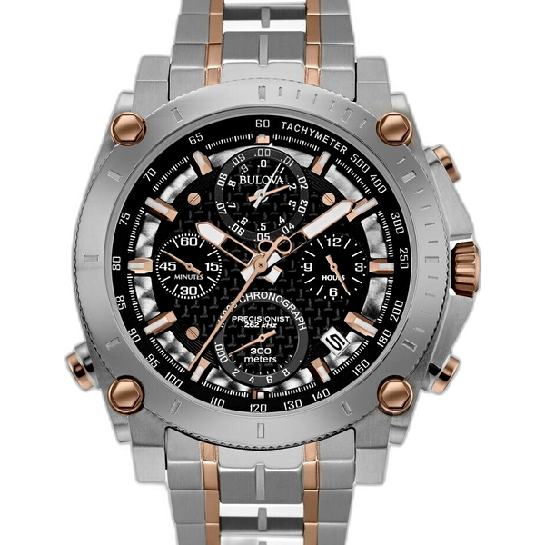 Bulova Precisionist 98B256 Price as of December 2025 | WatchCharts