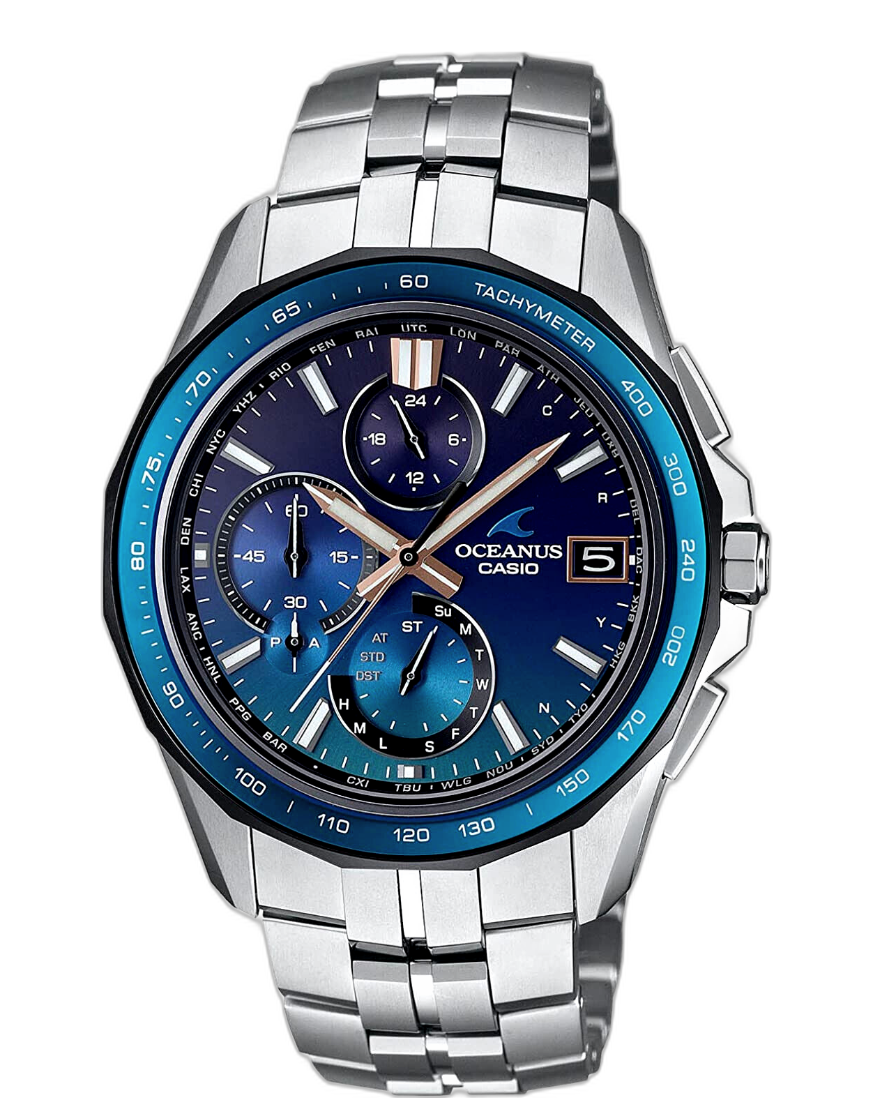 Casio Oceanus Manta OCWS7000A Price as of October 2025 | WatchCharts
