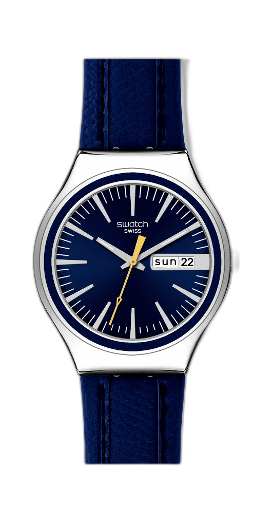 Swatch Blue Suit YGS747 Price as of May 2026 | WatchCharts