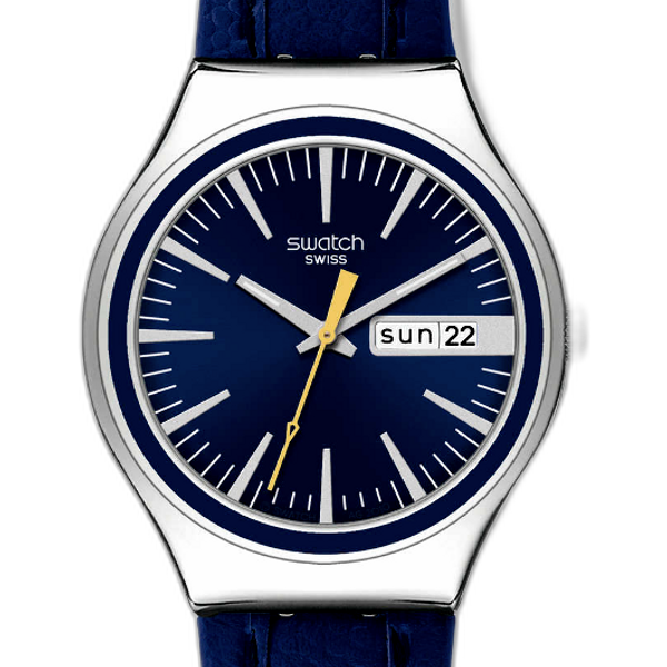 Swatch Blue Suit YGS747 Price as of May 2026 | WatchCharts