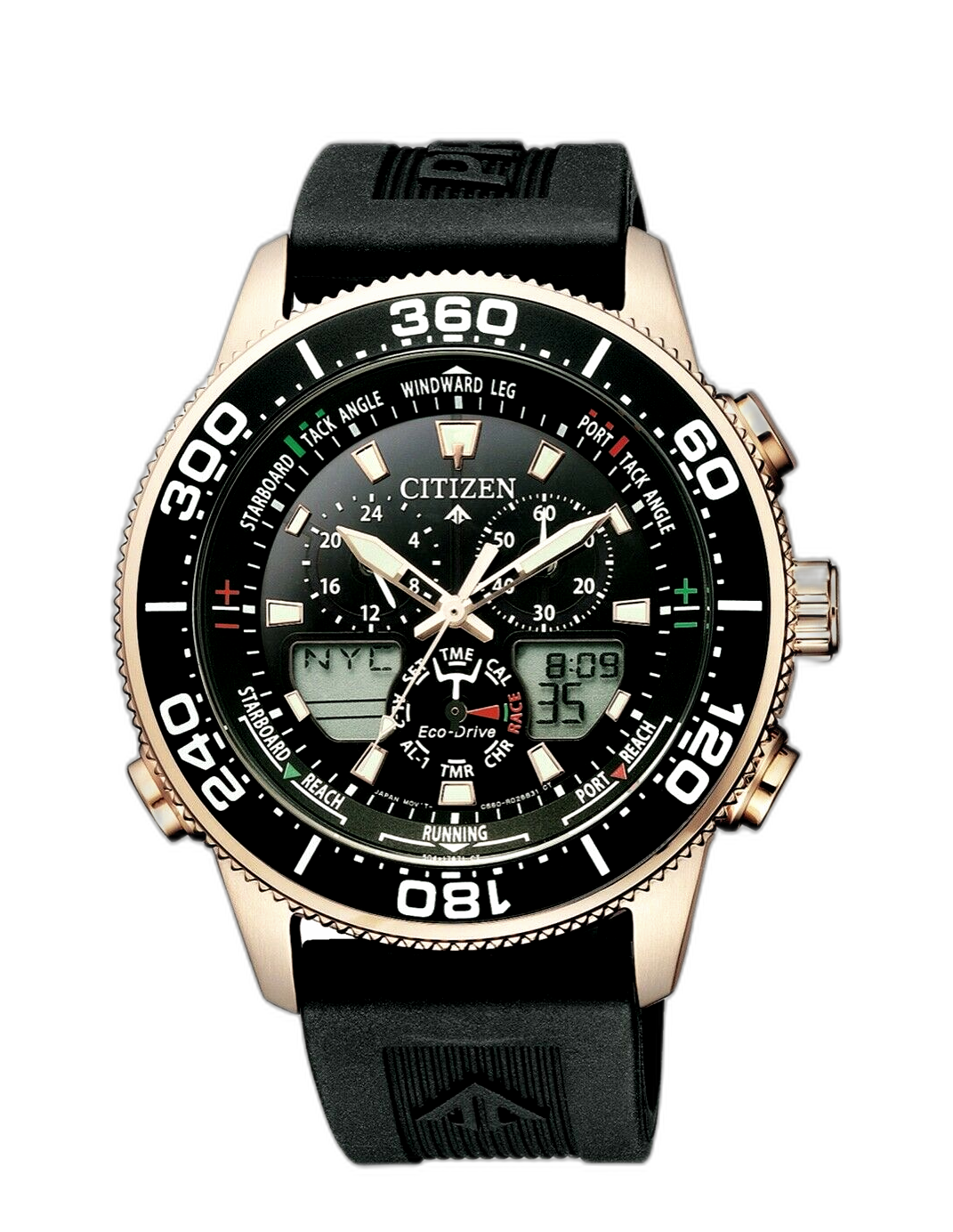 Citizen Promaster Marine Yacht World Time JR4063-12E Price as of June ...