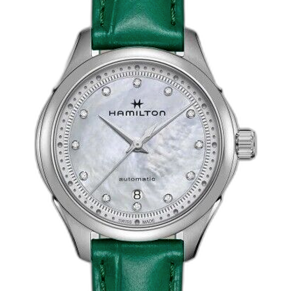 Hamilton Jazzmaster Lady Auto 30 Stainless Steel H32275890 Price as of ...
