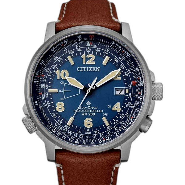 Citizen Eco-Drive Radio Controlled Pilot CB0240-11L Price as of January ...