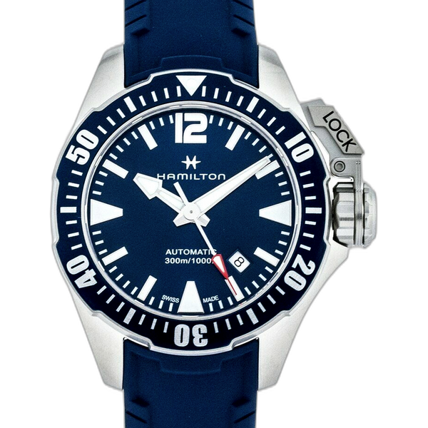 Hamilton Frogman Auto Blue Strap H77705345 Price as of December 2025 ...