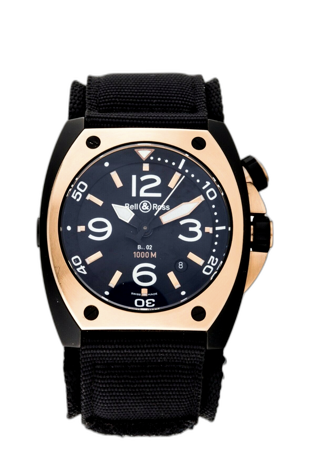 Bell & Ross BR 02 92 Chronograph Rose Gold & Carbon BR02-CHR-BICOLOR ...