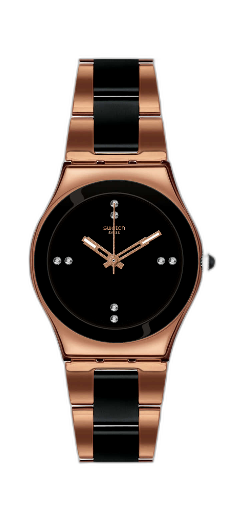 Swatch Rose Pearl Black YLG123G Price, Specs, Market Insights | WatchCharts