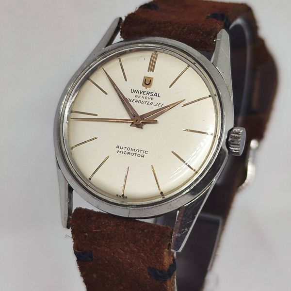 GENTA'S UNIVERSAL GENEVE POLEROUTER JET AUTOMATIC | WatchCharts Marketplace