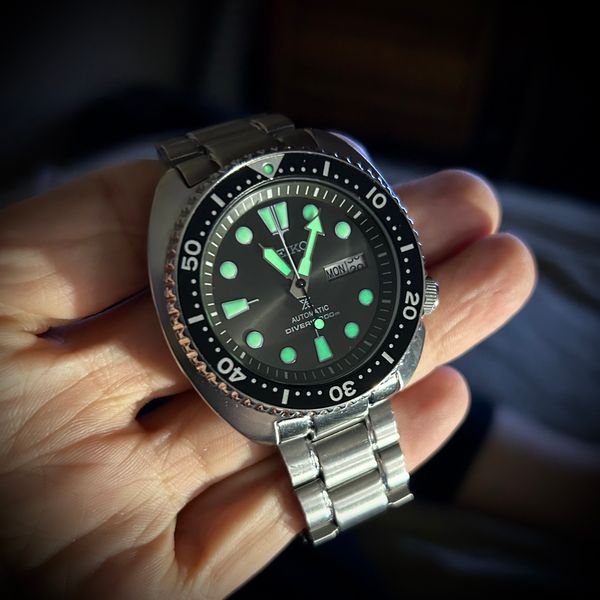 Seiko Prospex Anthracite Turtle SRPC23 | WatchCharts Marketplace